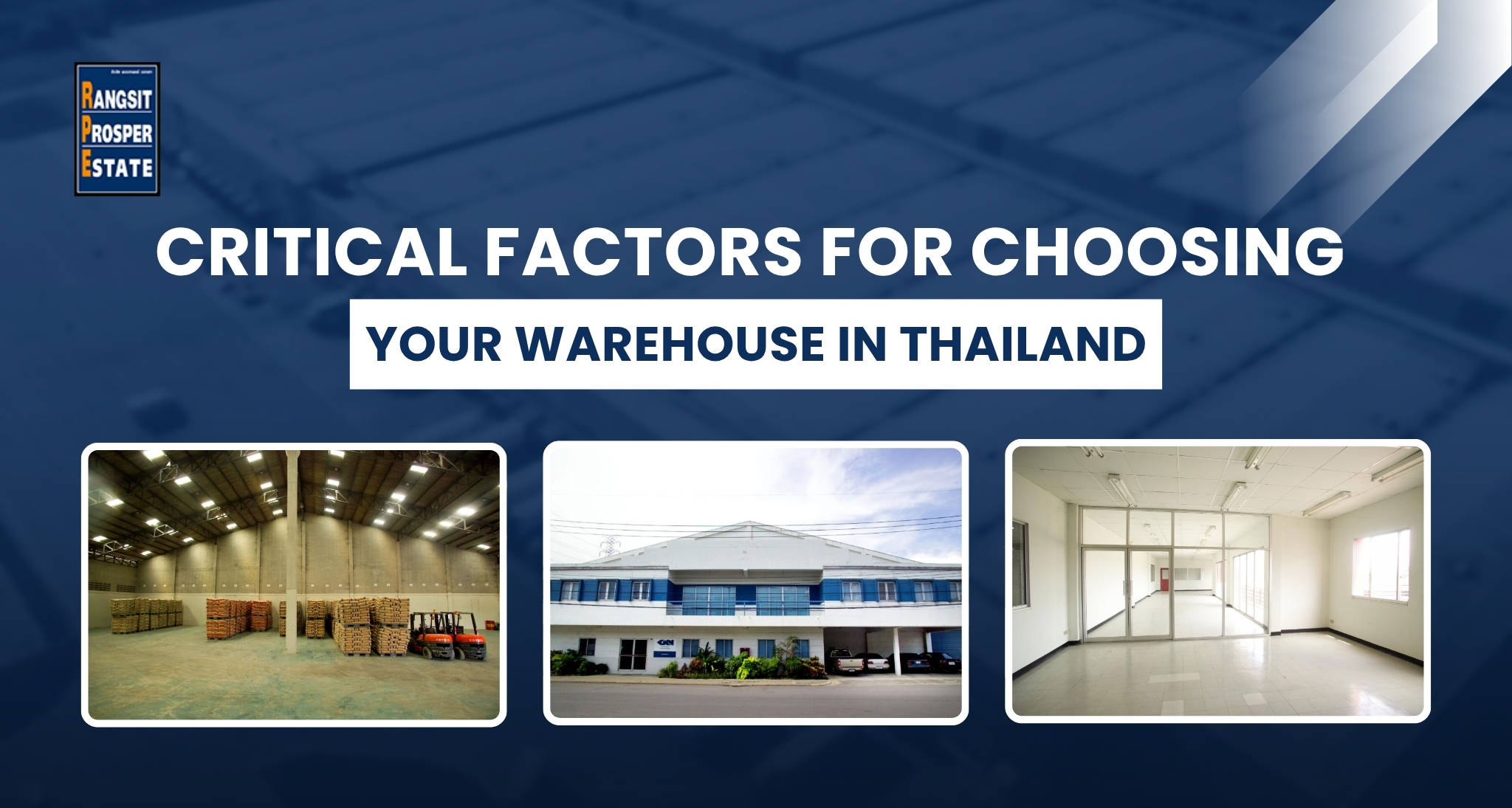 Choosing a Warehouse in Thailand: Critical Factors
